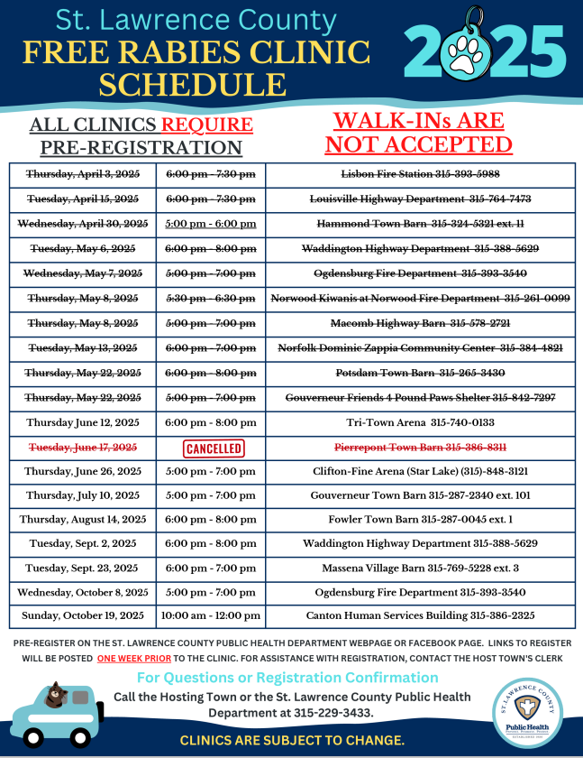 Public Health | St. Lawrence County